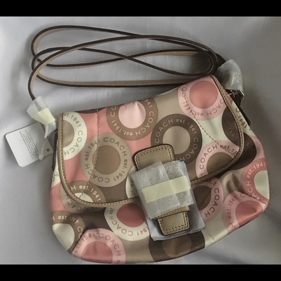 Coach | Bags | Coach Pink Multi Soho Crossbody Bag | Poshmark